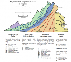 Maps and Diagrams - The Geology of Virginia