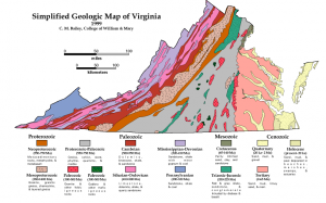 Maps and Diagrams - The Geology of Virginia